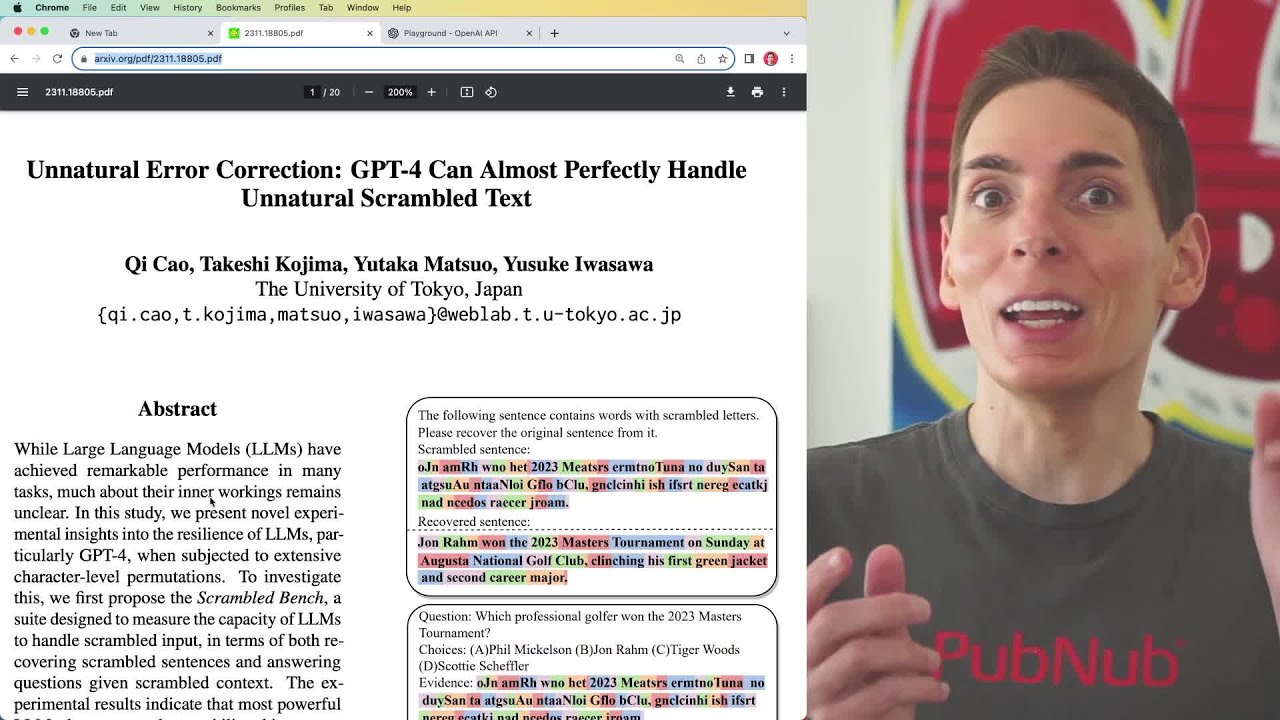 GPT-4 Decodes Scrambled Text - YouTube