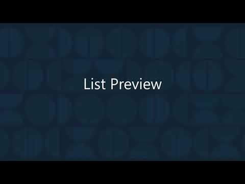 List Preview in Popdock - YouTube