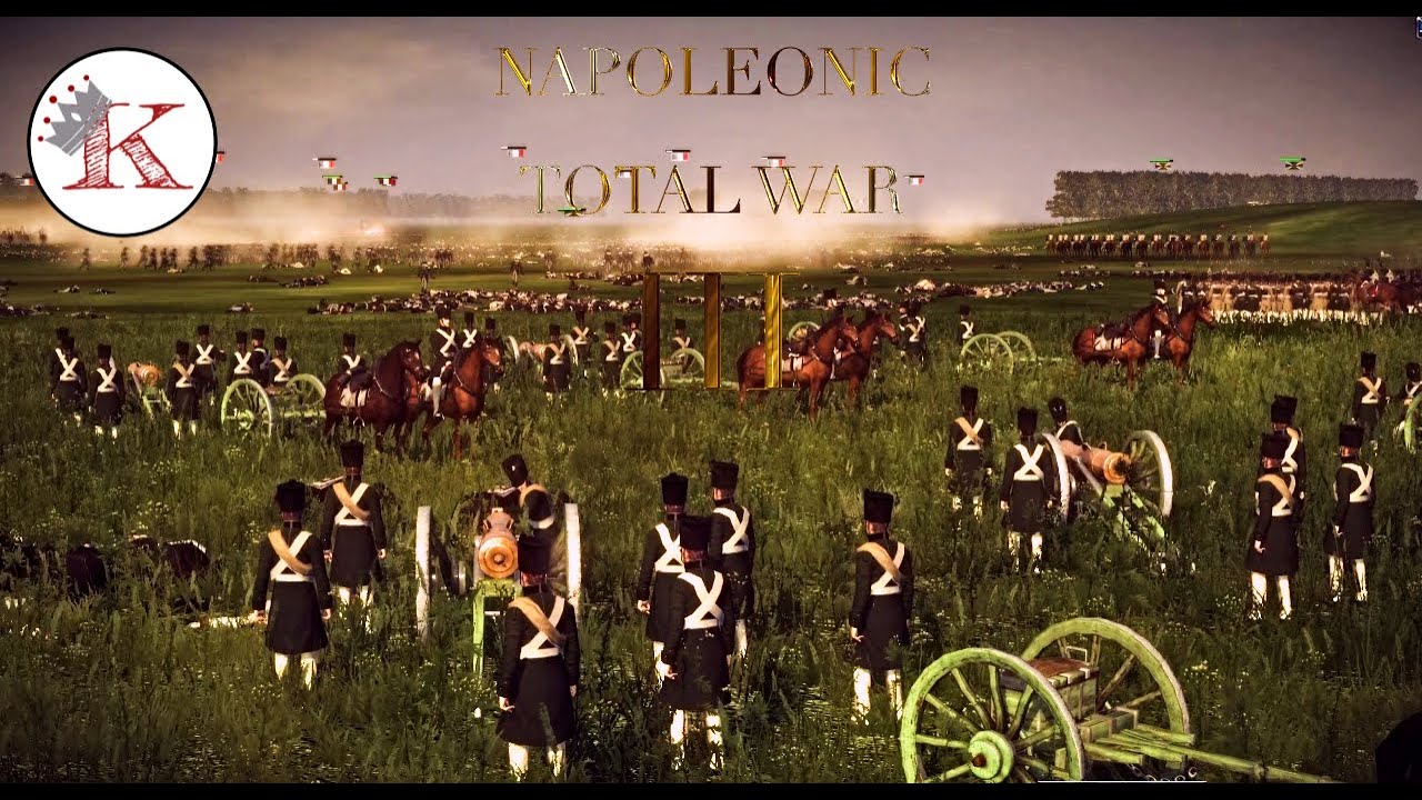 SEVEN GUNS Vs A French ARMY! Napoleonic: Total War 3 Multiplayer 4v4 ...