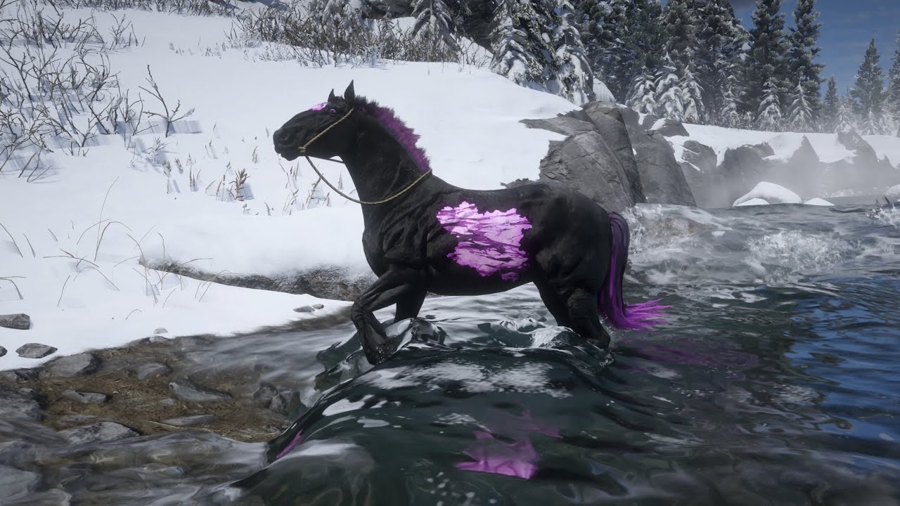 Arthur Morgan cought beautiful horse | rdr2 - YouTube