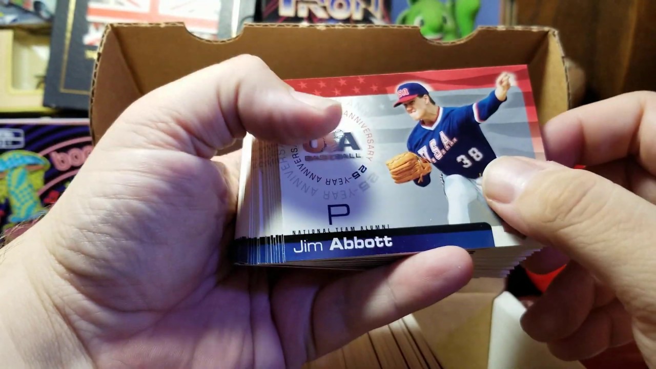 2004 USA Baseball 25th Anniversary baseball card set unboxing - YouTube