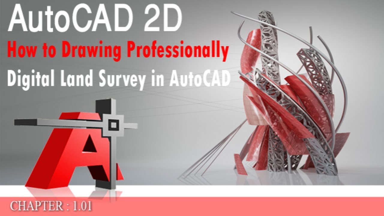 How to Drawing Professionally Digital Land Survey in AutoCAD - YouTube