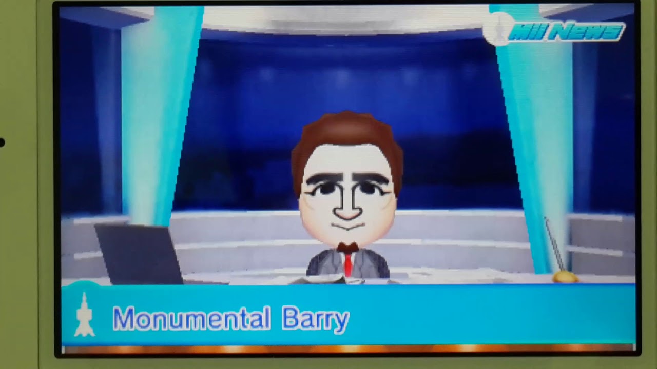Tomodachi Life - Mii News - Monumental Barry - YouTube