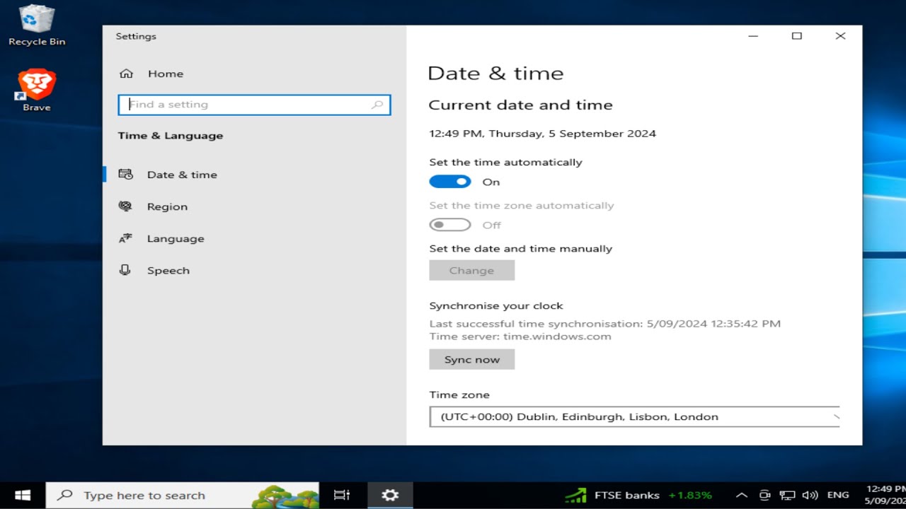 How To Sync Computer With Internet Time in Windows 10 - YouTube