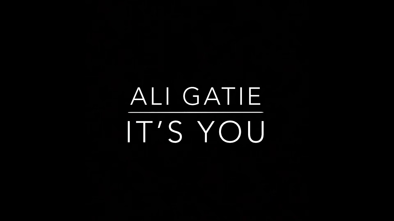 Ali Gatie Its You Cover Youtube
