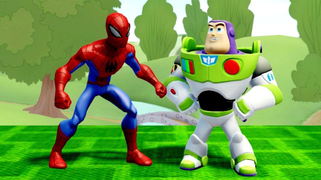 Spiderman vs Buzz Lightyear Battles Games in Gravity Falls A Spider-Man ...