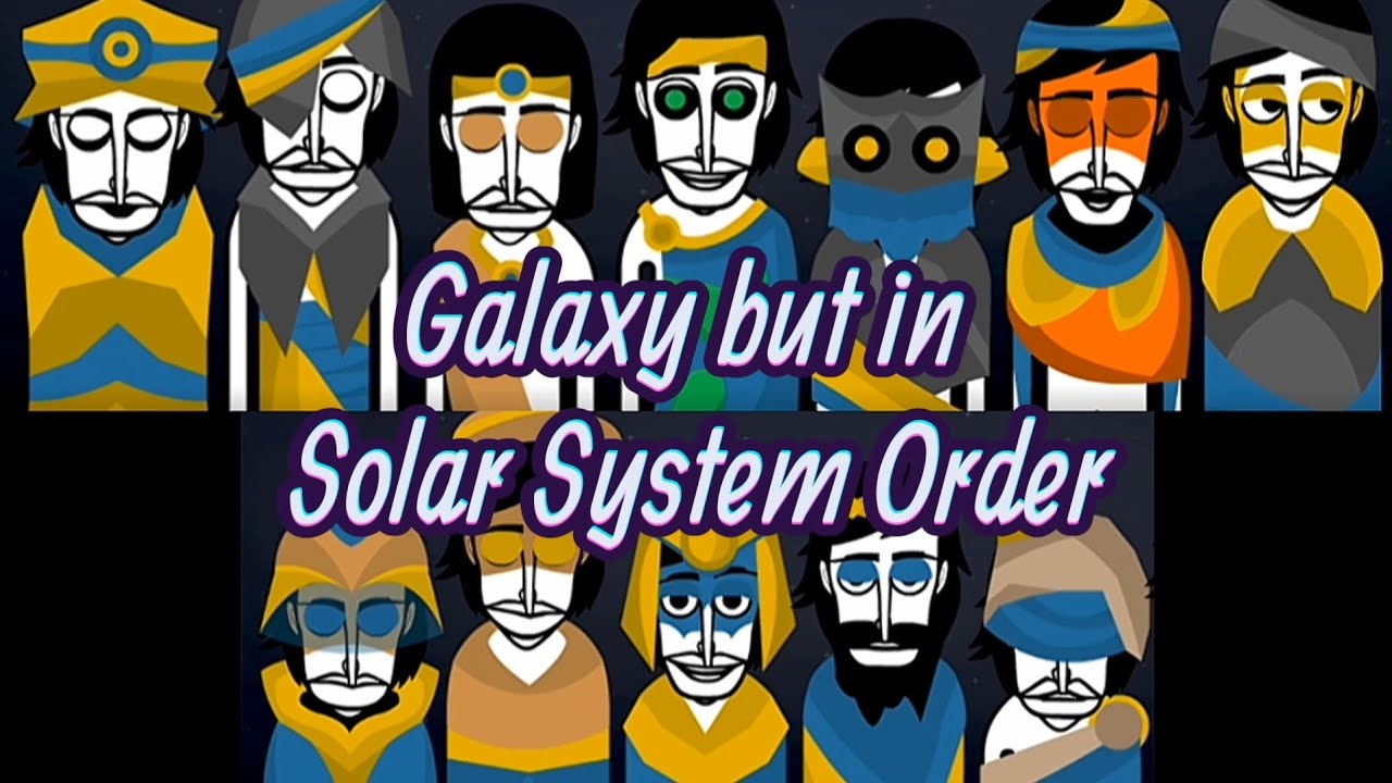Incredibox Galaxy but it's in Solar System Order - YouTube