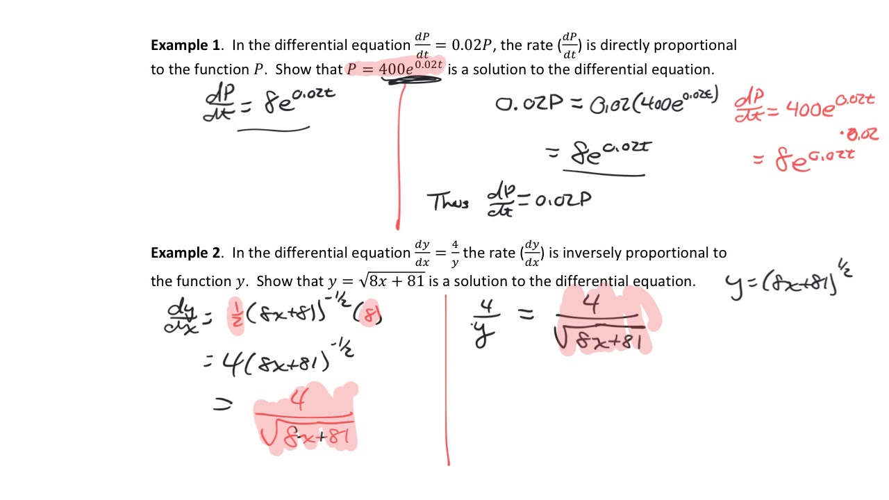 Introduction to Differential Equations - YouTube
