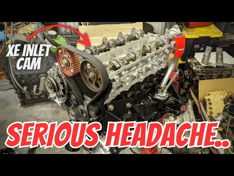 C20LET engine build - Cylinder head install & Cambelt timing #turbo # ...
