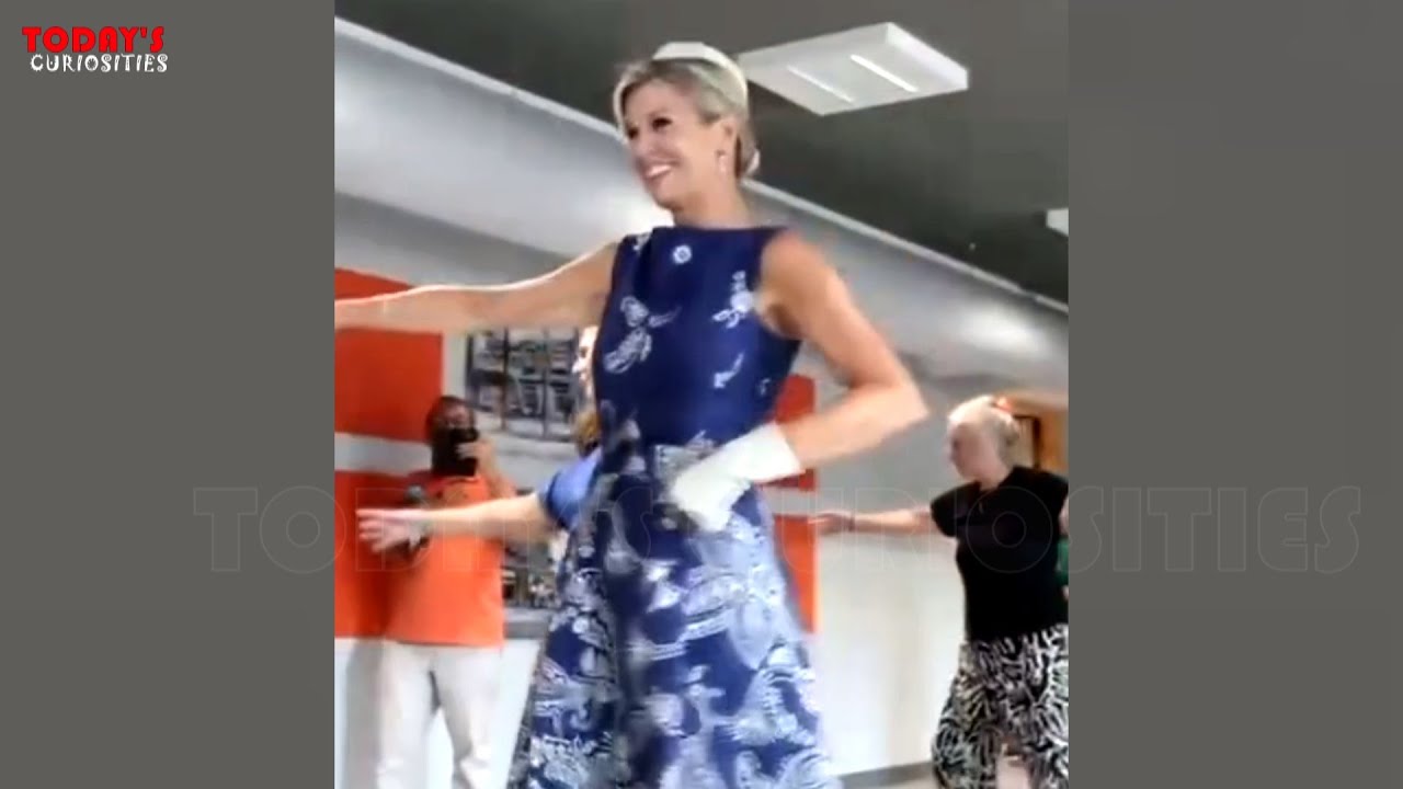 Queen Maxima of Netherlands showed her Latin blood by dancing a bachata ...