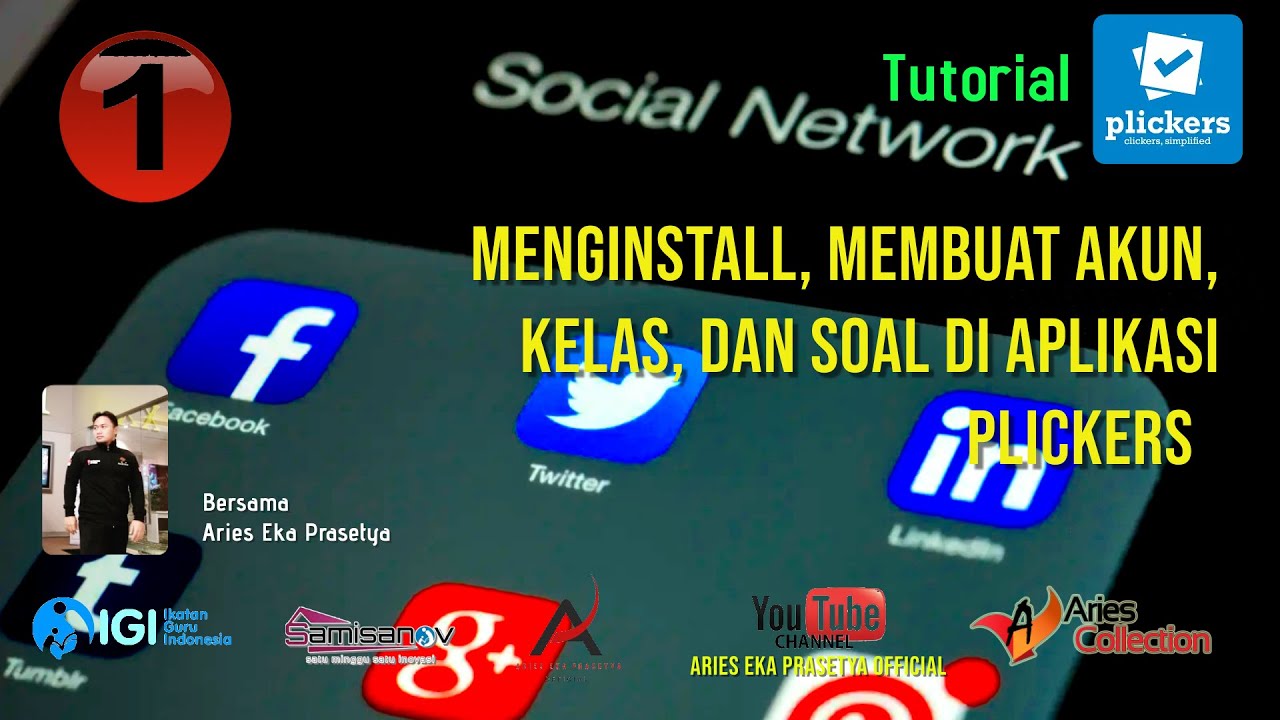 Menginstall, Membuat akun, Kelas, Dan soal di Aplikasi Plickers - YouTube