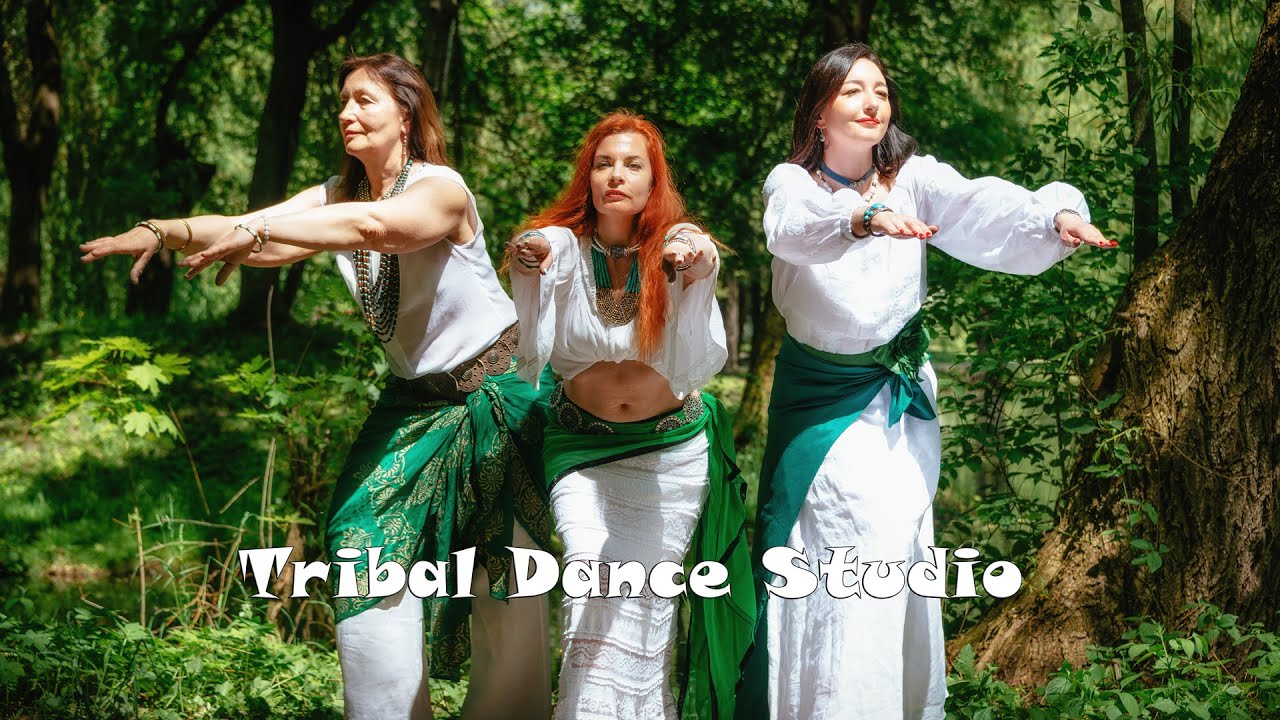 Веснянка танець 🌸 Vesnianka dance 🌸 Ukrainian Tribal Fusion / GoA ...
