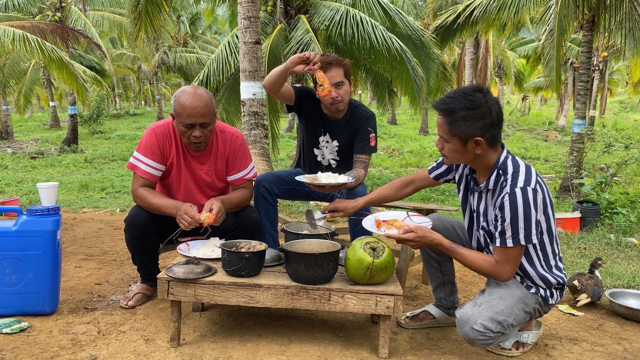 MUKBANG SA BUNDOK DINGGALAN AURORA. ULANG AND NATIVE NA MANOK - YouTube