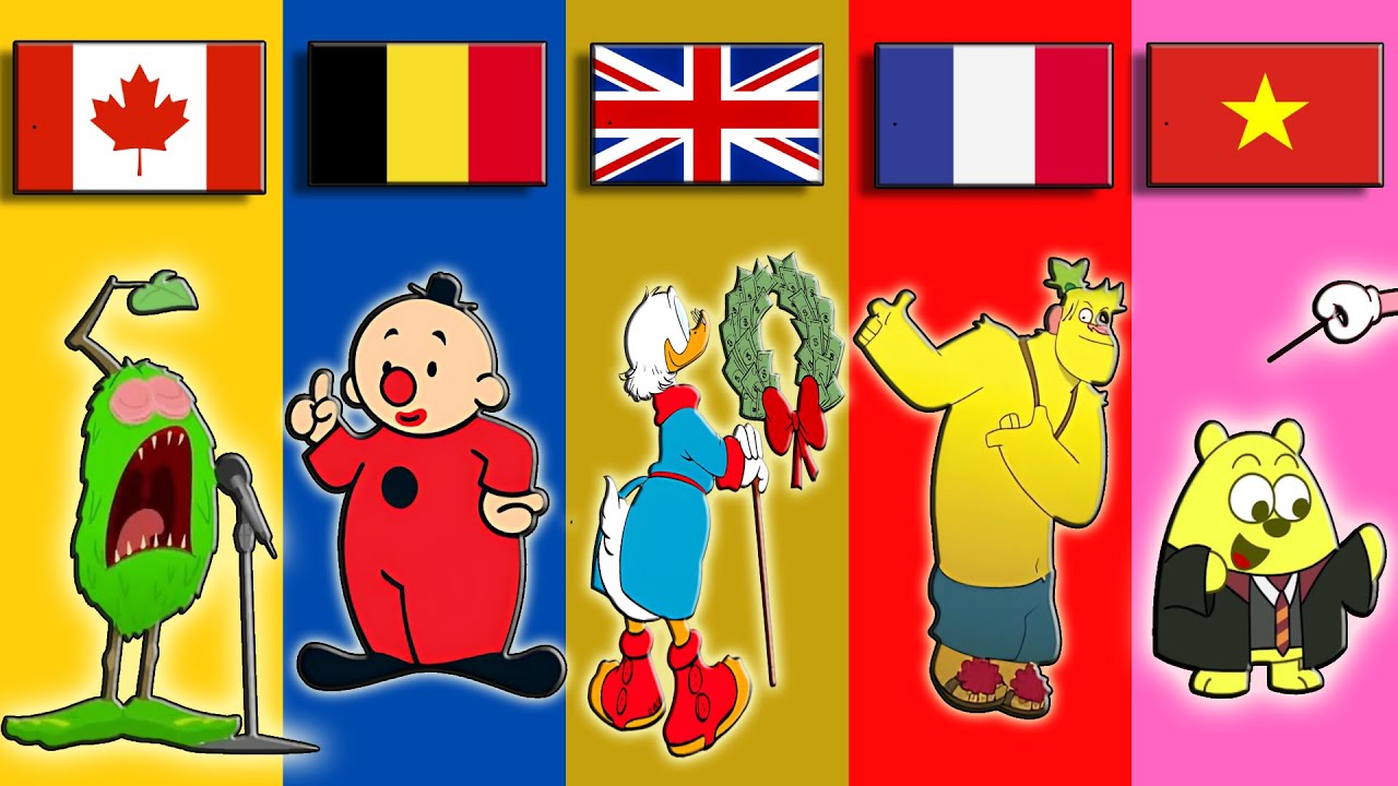 cartoon from different countries .part 24 - YouTube