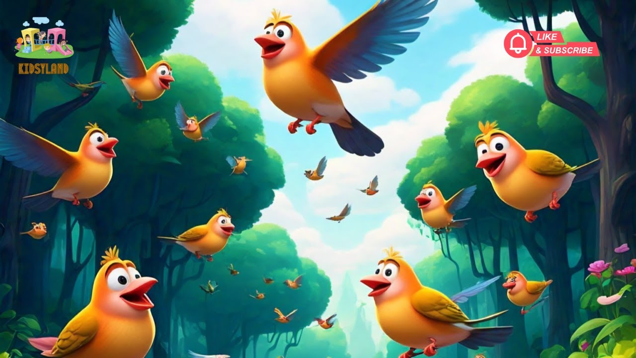 Birds song for Toddlers| Fly, Little Bird, Fly|Song About Birds| - YouTube