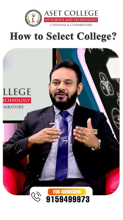 How to Select a College | Admission open | @asetgroupofinstitutions ...