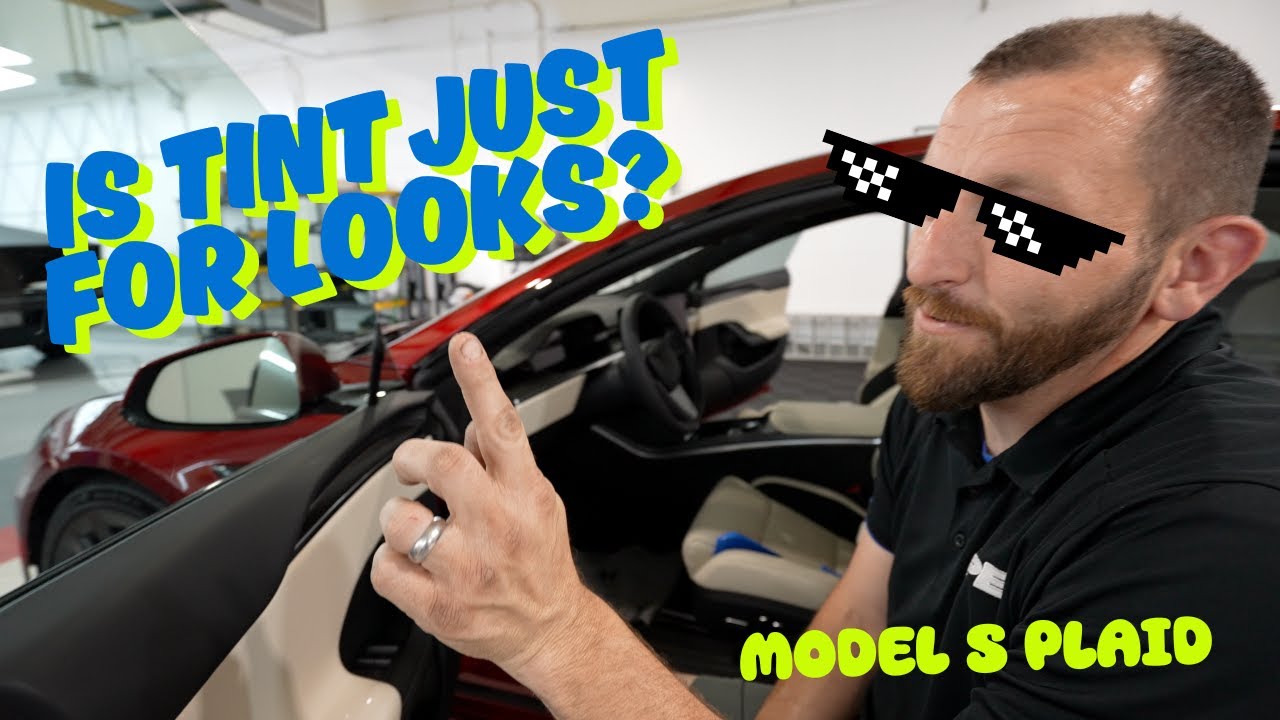 How to HAVE the COOLEST Car in town!!! : Fully Tinted Model S Plaid ...