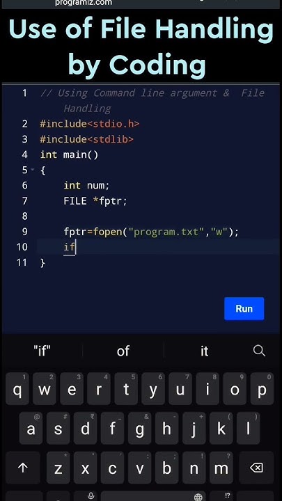 Open File📁 handling by coding in C language#shorts #youtubeshorts #programming - YouTube