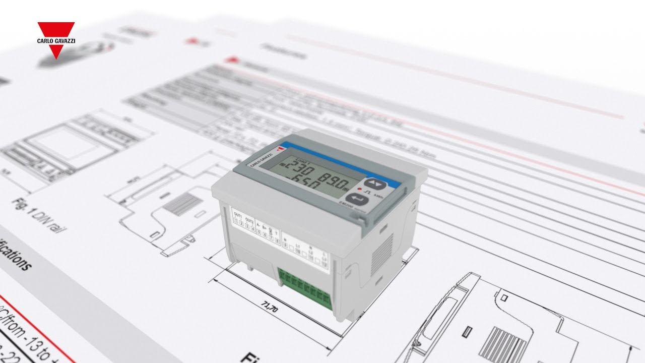 EM280 series - Quick-fit energy meter - YouTube