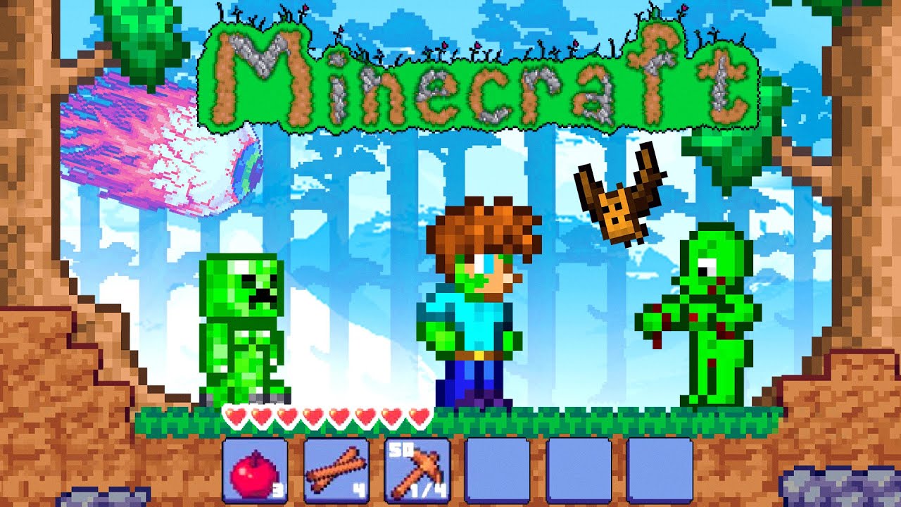 So I Turned Minecraft into Terraria... - YouTube