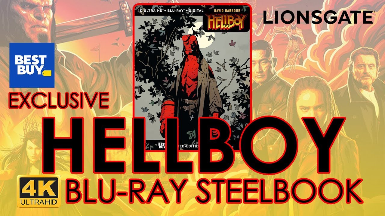 Hellboy (2019) 4K Ultra HD Blu-ray Steelbook Unboxing | Best Buy ...