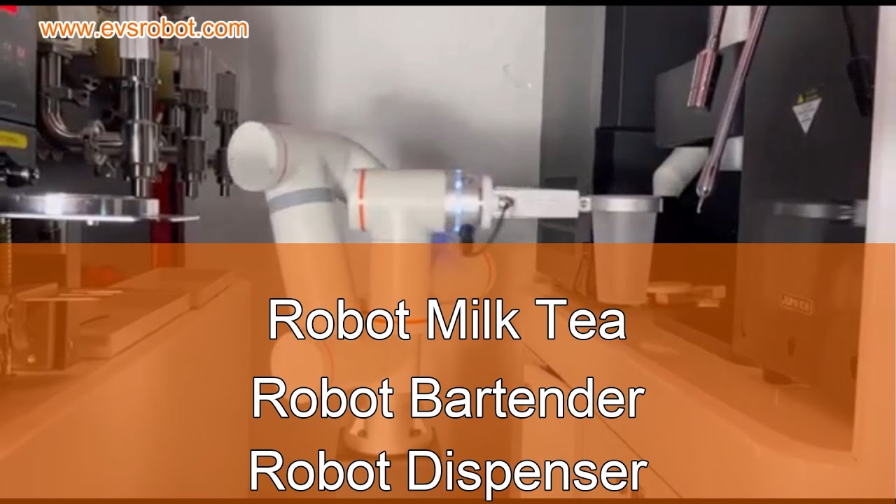 Robot Milk Tea | Robot Bartender | Robot Dispenser - YouTube