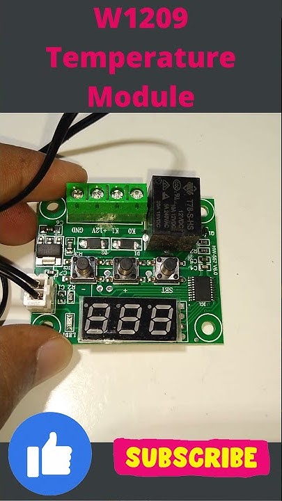 w1209 temperature controller setting #shorts - YouTube