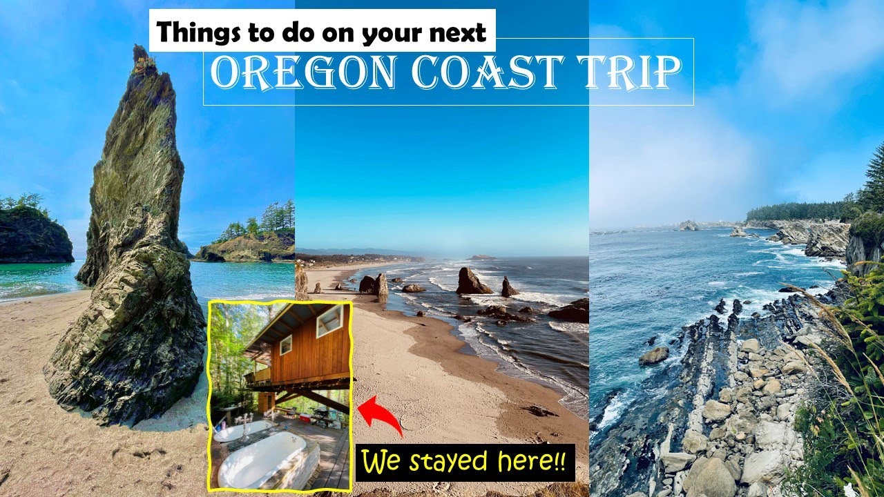 Our oregon coast trip | Stay in a beautiful tree house | Secret beach ...