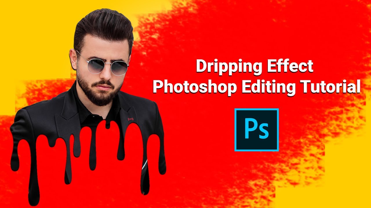Dripping Effect | Splatter Effect | Photoshop Editing Tutorial - YouTube