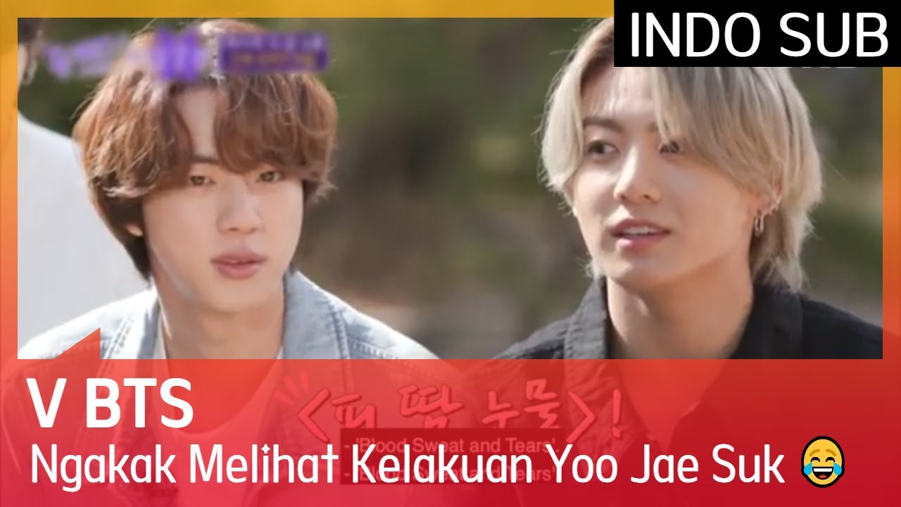 V BTS Ngakak Melihat Kelakuan Yoo Jae Suk 😂 #YouQuizOnTheBlock3 🇮🇩 ...