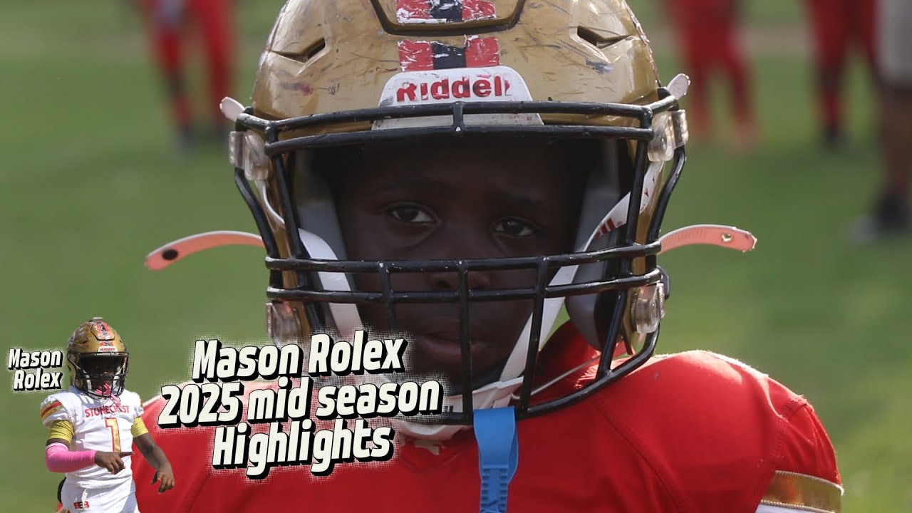 Mason Rolex 8u Star Running back stonecrest Spartans - YouTube