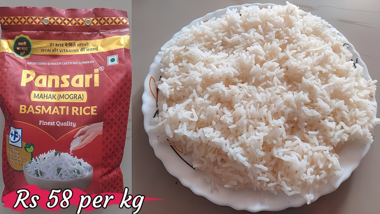 Pansari Mahak Mogra Basmati Rice Review in Hindi | Pansari Mahak Mogra ...