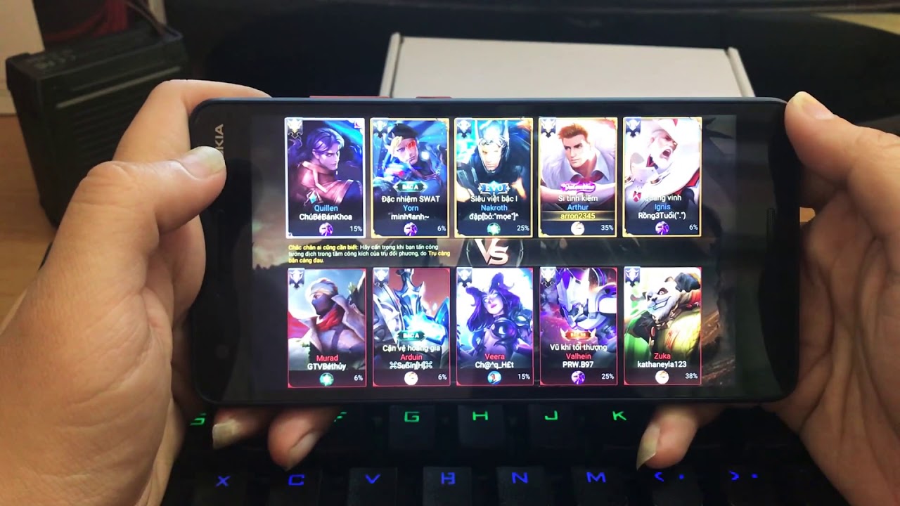 Thử chơi game liên quân trên Nokia 2.1 mua trên LAZADA với giá hơn 1 ...