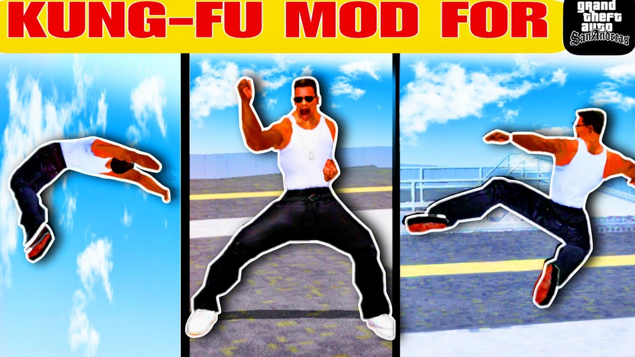 Kung-fu mod for Gta San Andreas - gameplay - YouTube