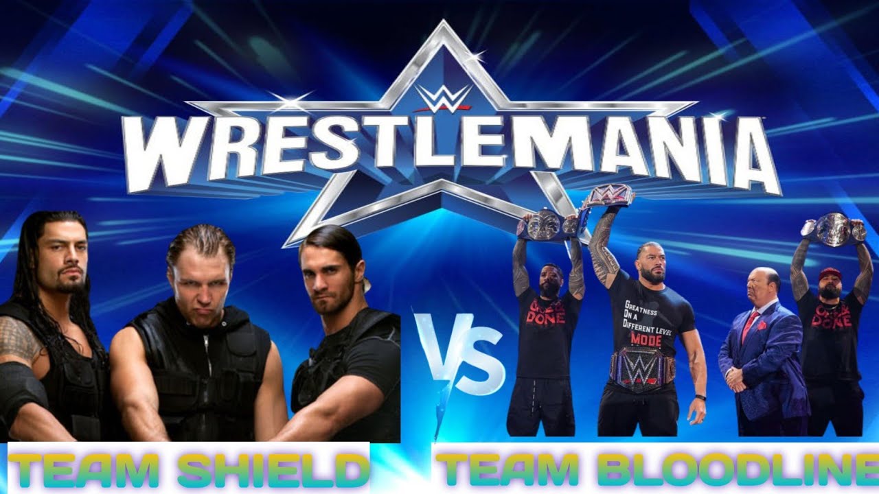 WWE | Team Shield VS Team Bloodline | WWE 2K22 Gameplay | #wwe #wwe2k22 ...