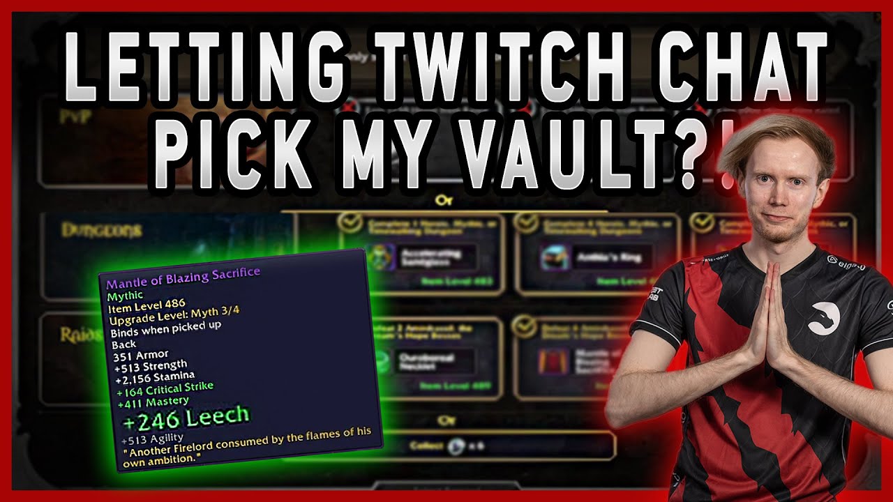 I let TWITCH CHAT Pick my Vault?! 9x Vault Opening | Echo Meeres ...
