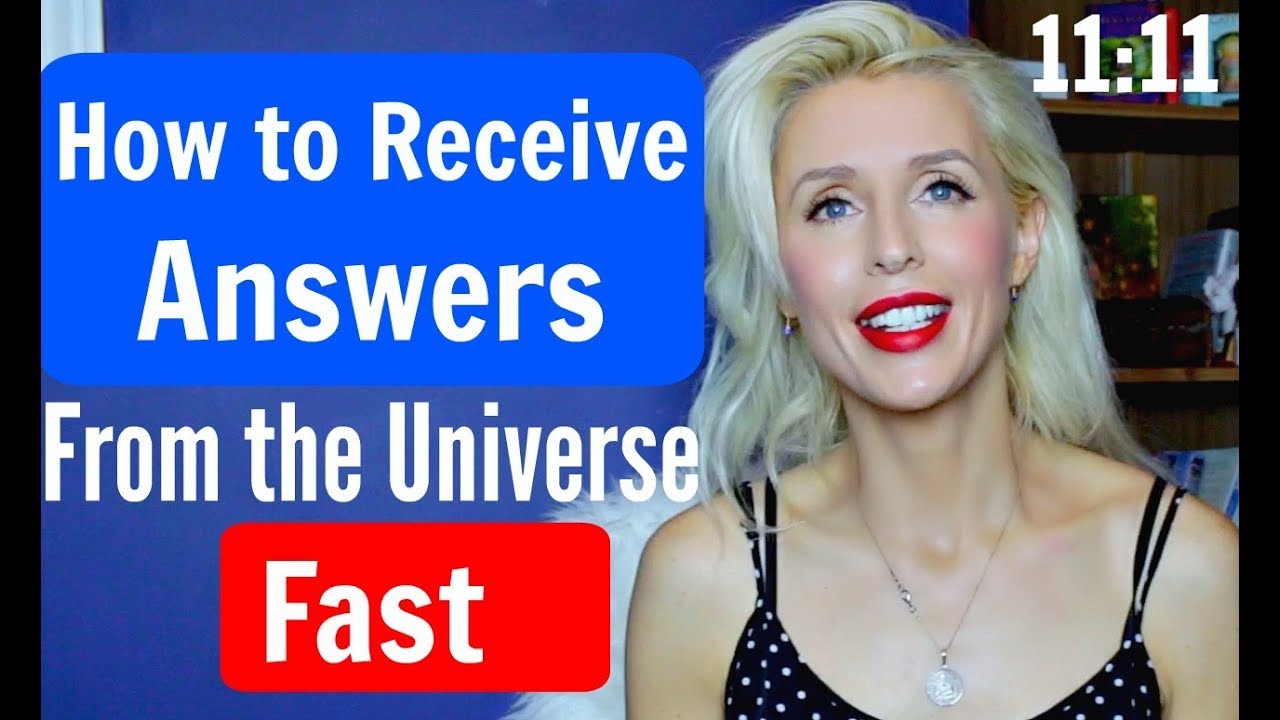 How To Receive FAST ANSWERS From The Universe - YouTube