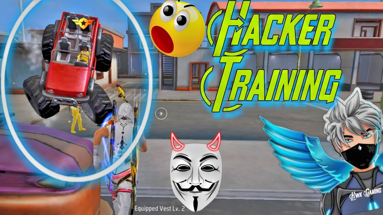 FREE FIRE HACKER GAMEPLAY ON TRAINING GROUND || FF HACKER GAMEPLAY ...