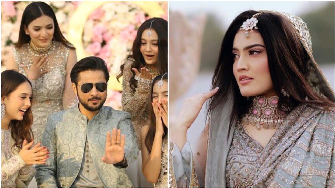 Iqra kanwal engagment pics!//Rabia faisal//Fatima faisal//Hira faisal//zainab faisal dress - YouTube