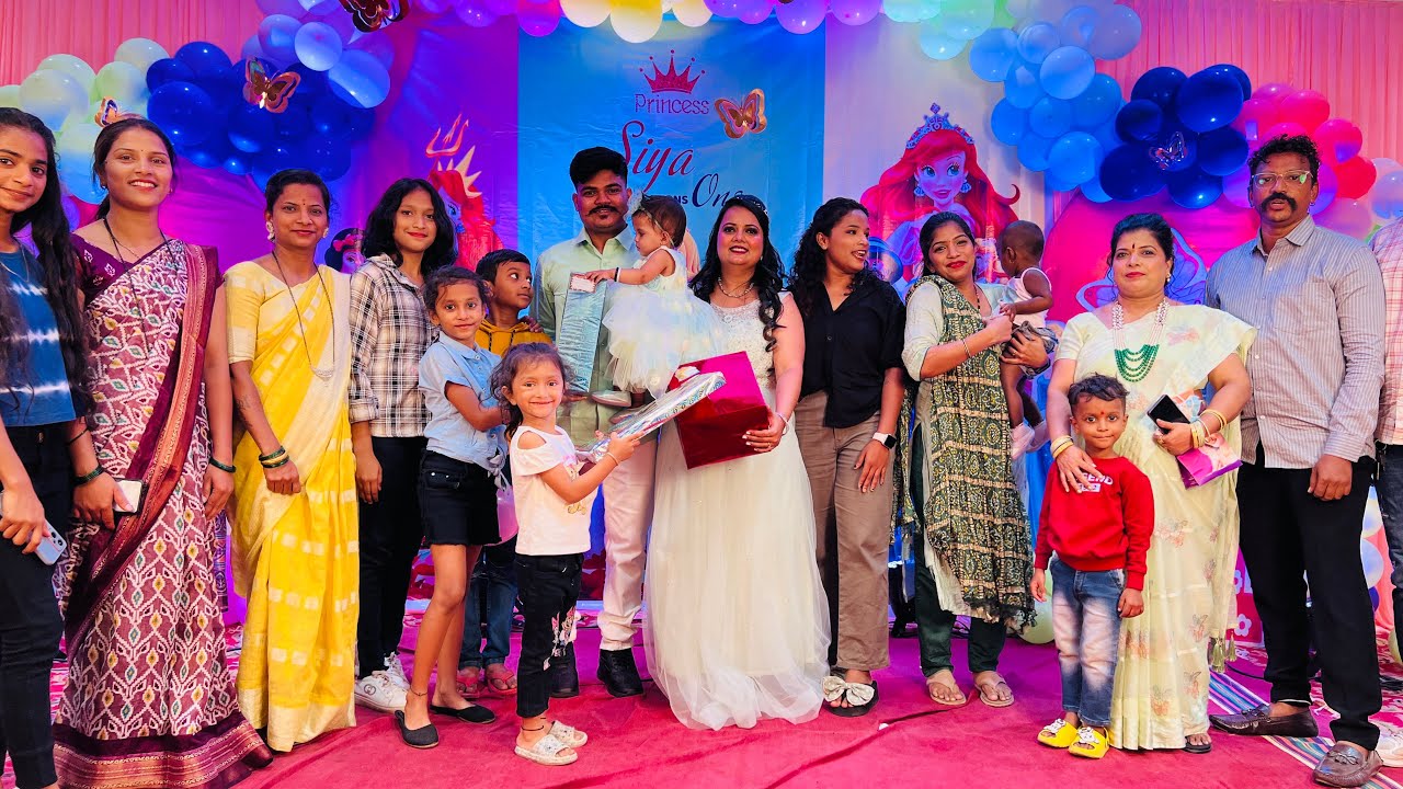 Siya 1 st birthday celebration - YouTube