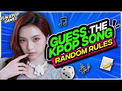 ⭐️🎲GUESS THE KPOP SONG BY THE RANDOM RULE | KPOP QUIZ - FUN KPOP GAMES 2026