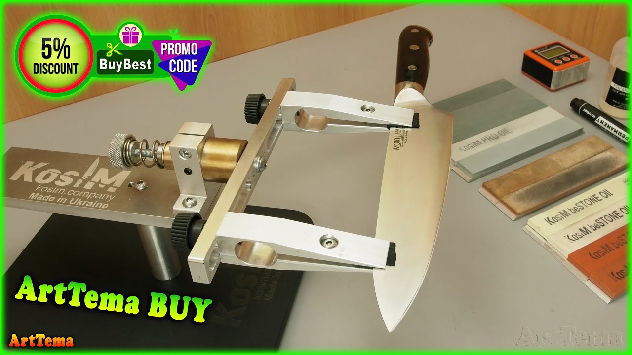 How to sharpen a knife using a knife sharpener Kosim Razor Sharp Knife ...