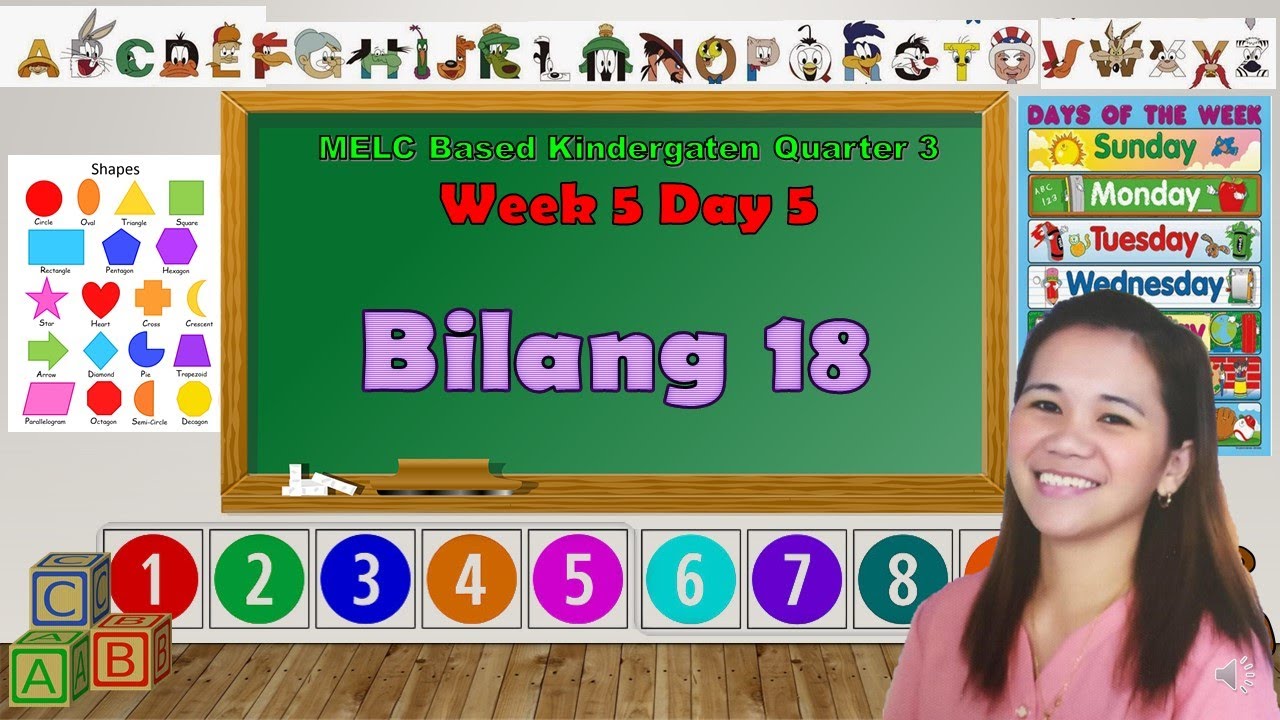 Bilang 18 ( Week 5 day 5 Quarter 2, Kindergarten ) - YouTube