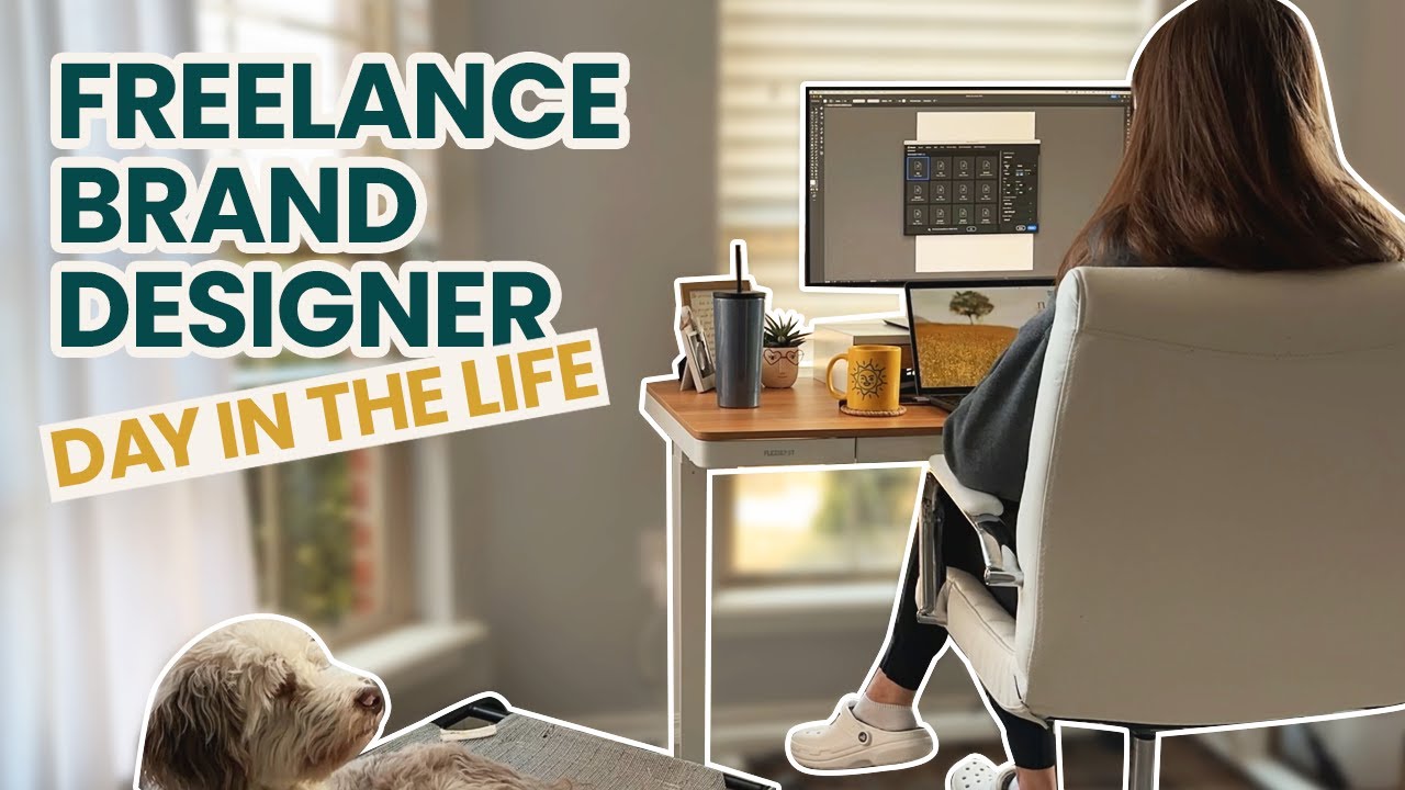 Freelance Brand Designer - Day in the Life - YouTube