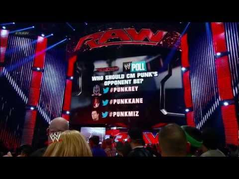 RAWactive Match: CM Punk vs. Rey Mysterio - August 6, 2012
