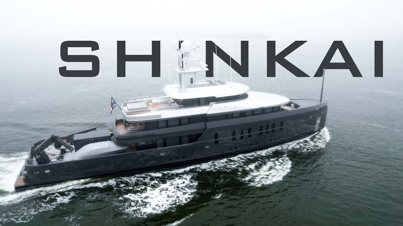 55m Feadship superyacht Shinkai - Leaving The Netherlands for Leith (UK ...