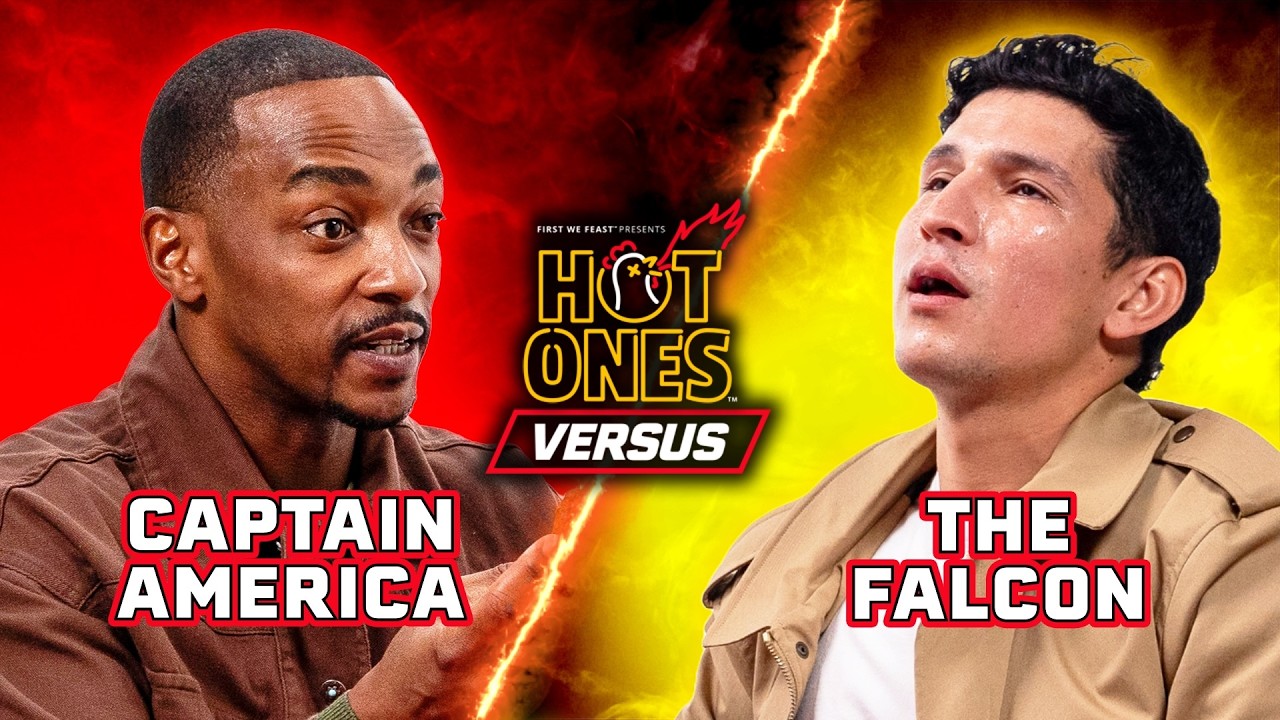 Anthony Mackie vs. Danny Ramirez | Hot Ones Versus - YouTube