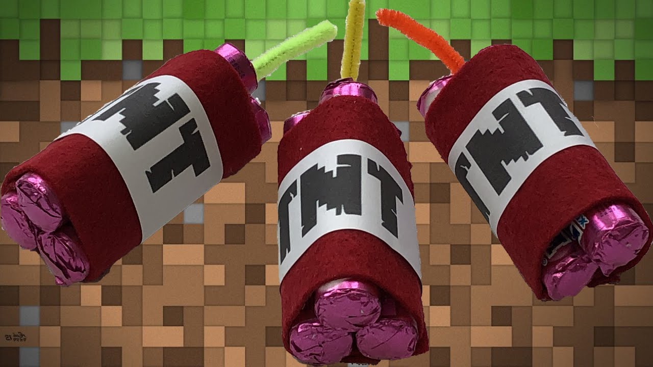 DIY Minecraft TNT - YouTube