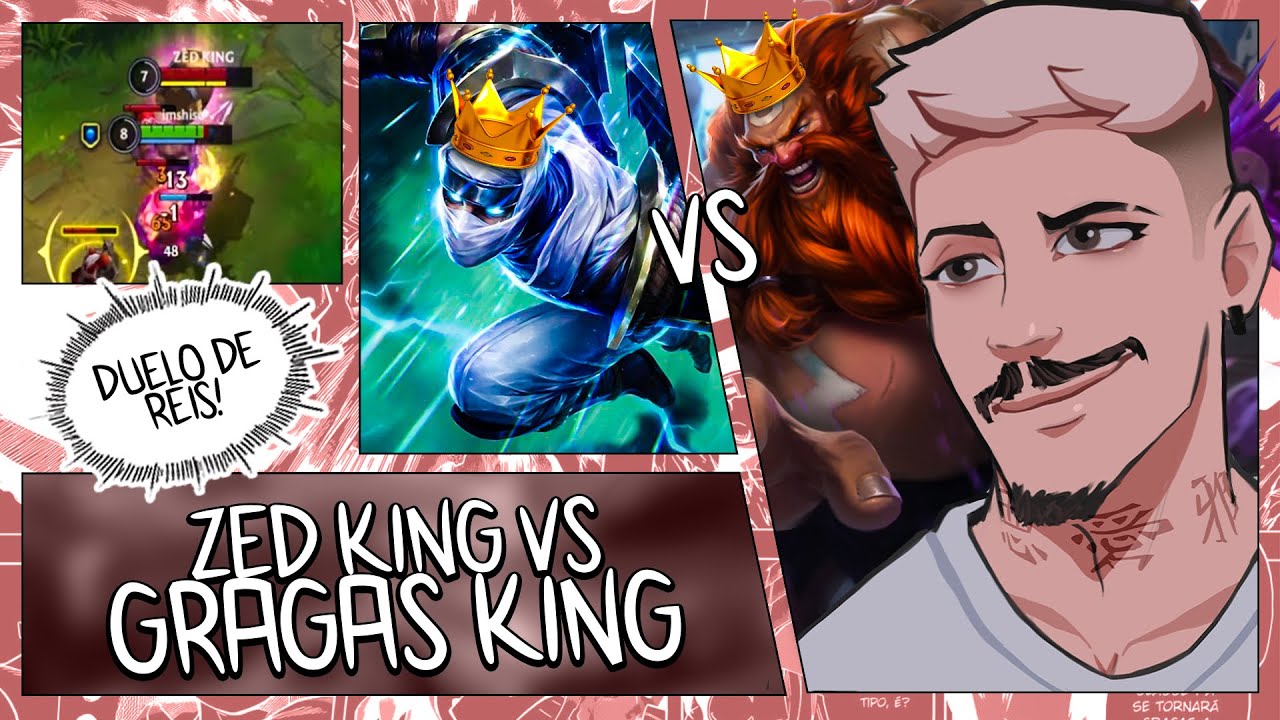 ZED KING VS GRAGAS KING - YouTube