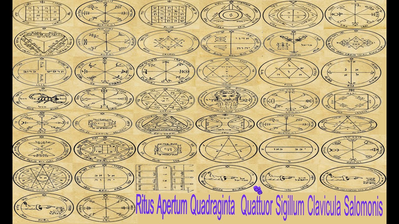 Ritual Opening of The 44 Seals of The Key of Solomon - YouTube